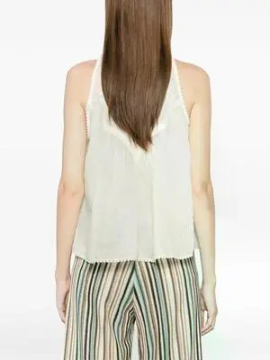 TWINSET Sleeveless Blouse With Lace Detailing