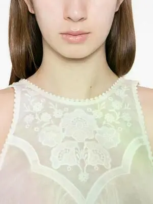 TWINSET Sleeveless Blouse With Lace Detailing