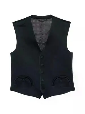 BLAZÉ MILANO Buttoned Waistcoat - Blue