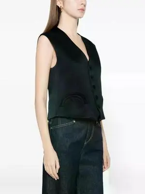 BLAZÉ MILANO Buttoned Waistcoat - Blue