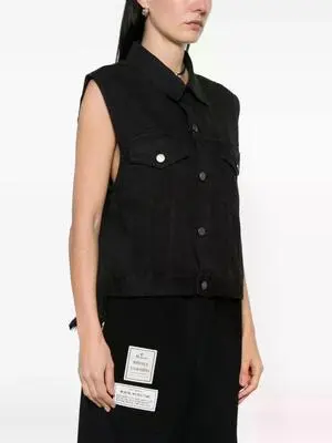 HAIKURE Ryder Frayed Denim Gilet