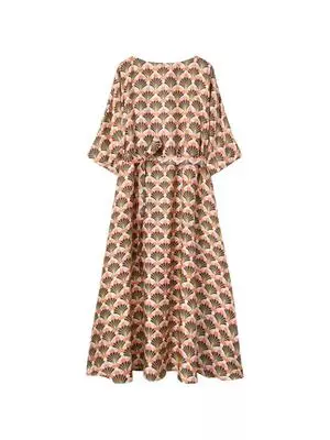 La DoubleJ Muumuu Maxi Dress - Brown
