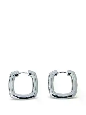 Tom Wood Square Earrings - Silver