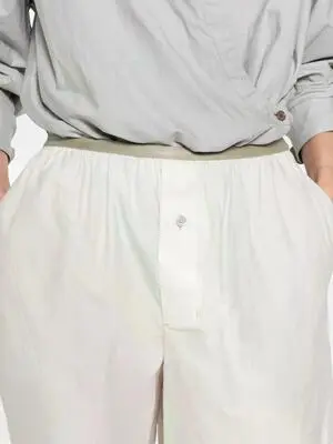 LEMAIRE Button-embellishment Shorts - Neutrals