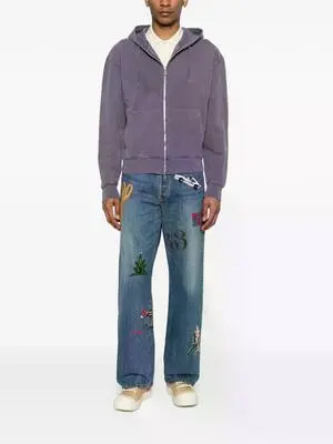 KHOKI K-14 Embroidered Patch Jeans