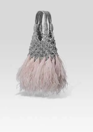 HIBOURAMA Vannifique Mini Feathers Bag