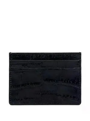 Roberto Cavalli Embossed-logo Card Holder