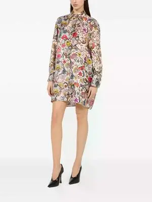 Roberto Cavalli Floral-print Mini Dress