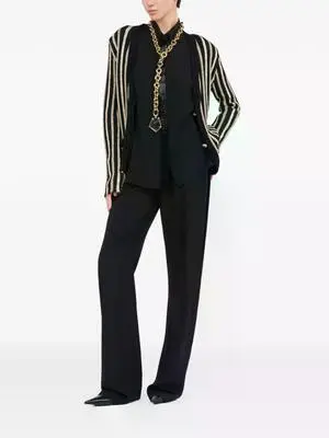 Roberto Cavalli Embellished-stripe Shirt