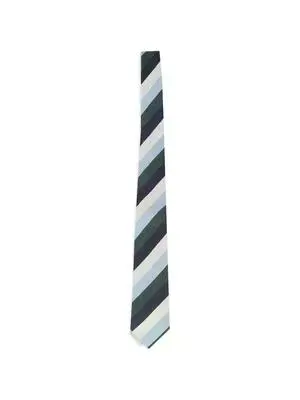 Tagliatore Striped Neck Tie - Blue
