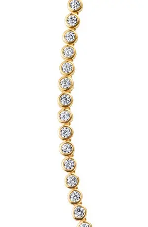 ST. MORAN Bezeled Cubic Zirconia Tennis Necklace