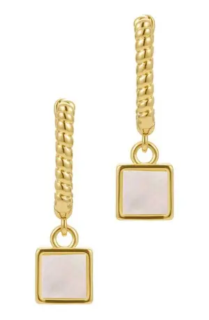ST. MORAN Mother-of-pearl Drop Earrings