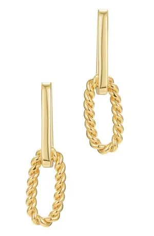 ST. MORAN Mixed Link Drop Earrings