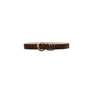 L'Agence Tobar Suede Belt - Chocolate