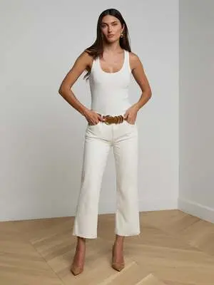 L'Agence Tobar Suede Belt - Cognac