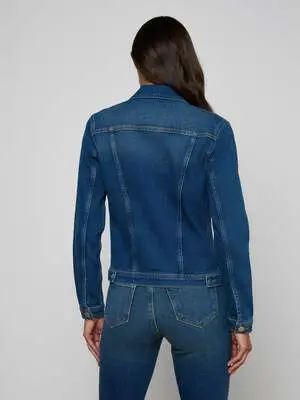 L'Agence Celine Slim Fit Jean Jacket