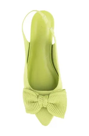 Tahari Lagos Slingback Pumps - Citron