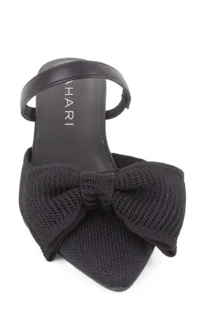 Tahari Monaco Kitten Heel Mules - Black