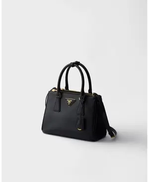 Prada Galleria Small Saffiano Leather Bag - Black