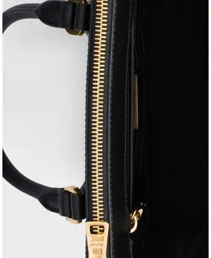 Prada Saffiano Leather Galleria Bag - Black