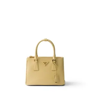 Prada Saffiano Leather Galleria Bag - Vanilla
