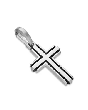 David Yurman Deco Cross Pendant - Silver