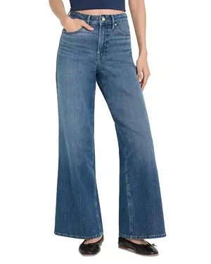 Good American Good Waist High Rise Palazzo Ankle Jeans - Indigo