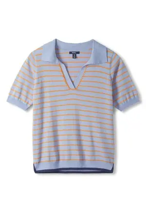 HATLEY Striped Polo Top