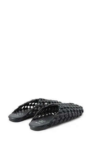 JELAVU Giselle Woven Mule - Black