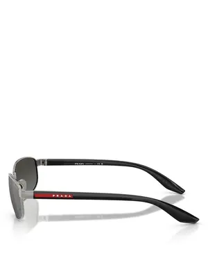 Prada Linea Rossa Oval Sunglasses, 58mm