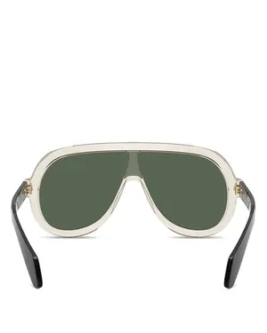Moncler Sunsette Aviator Sunglasses - Green