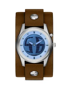 Fossil Archival Big Tic Watch 40mm - Brown/blue