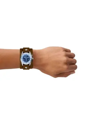 Fossil Archival Big Tic Watch 40mm - Brown/blue