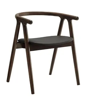 MODWAY Henry Wood Dining Chair - Black