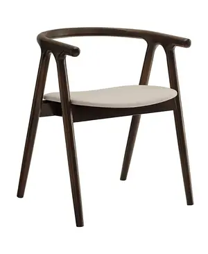 MODWAY Henry Wood Dining Chair - Stone