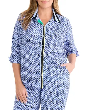 Nic+zoe Trimmed Shirts For Women