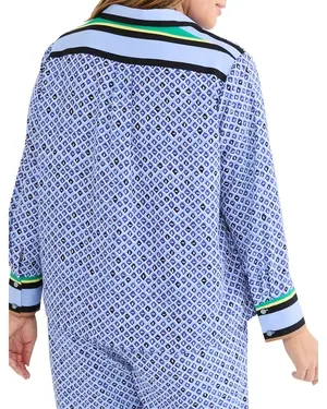 NIC+ZOE Mosaic Trimmed Shirt