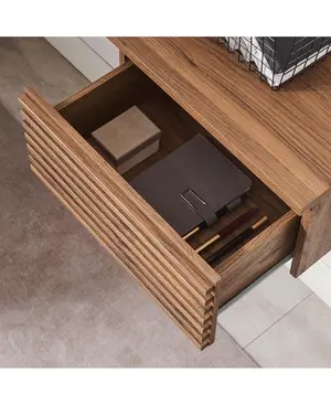 MODWAY Render Wall Mount Corner Office Desk