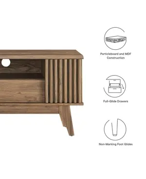 MODWAY Eudora 60 Tv Stand - Walnut