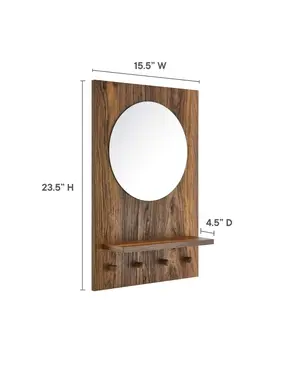 MODWAY Glint Mirror - Walnut