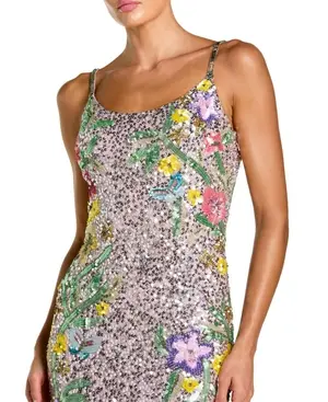 Mac Duggal Embellished Sleeveless Gown