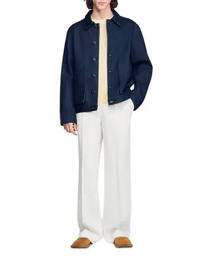 Sandro Button Detailed Jackets For Men