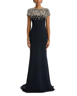 Embellished Evening Gown