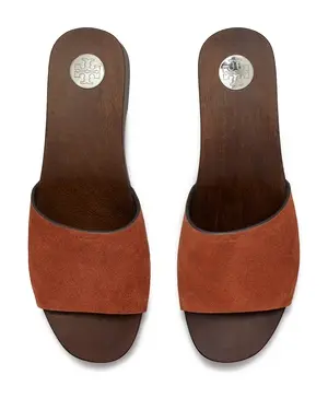 Tory Burch Clog Sandals - Sequoia