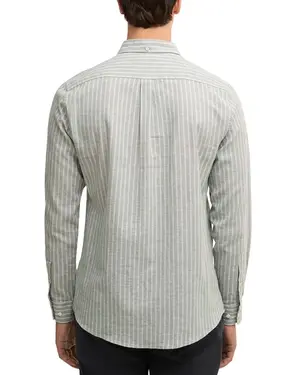 Barbour Nelson Stripe Pocket Shirt - Bleached Olive