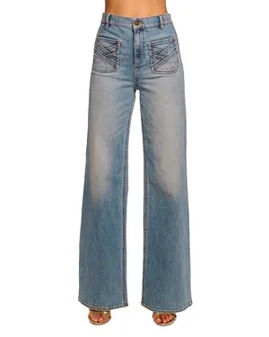Ramy Brook Wide Leg Jeans For Women
