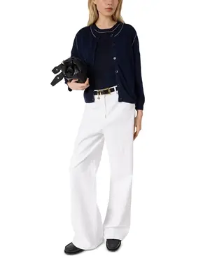 Gerard Darel Lorys Buttoned Cardigan - Navy