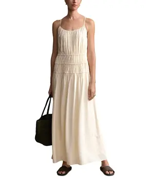 Jenni Kayne Wynn Smocked Dress - Cream