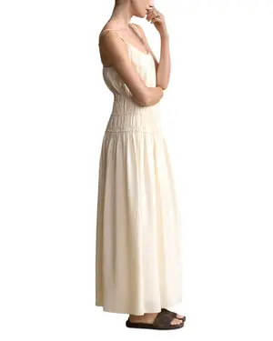 Jenni Kayne Wynn Smocked Dress - Cream