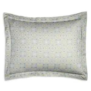 SFERRA Maiolica Sateen Jacquard Sham, Standard Exclusive - Sand